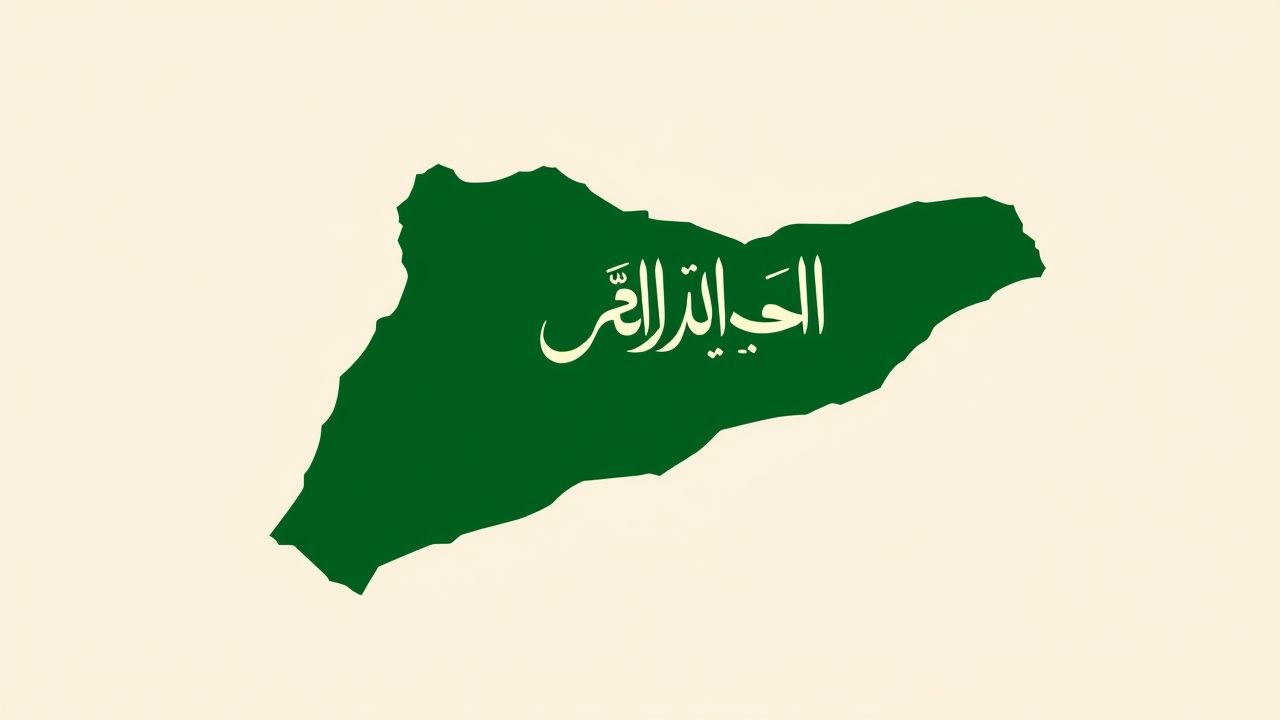 Almohad Caliphate Flag Map