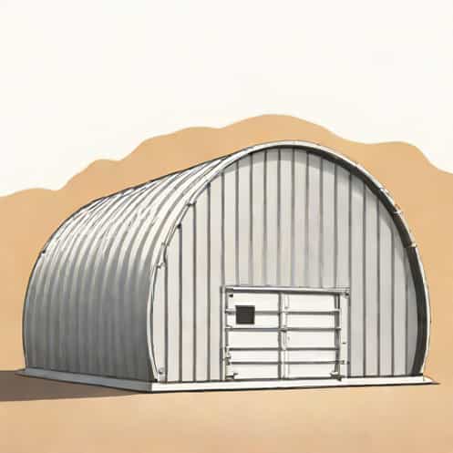 Galvanized Steel Quonset Hut